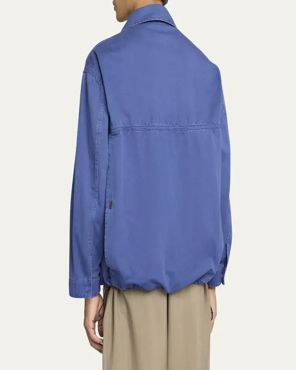 The Row Josha Chore Jacket - Celtic Blue | Editorialist
